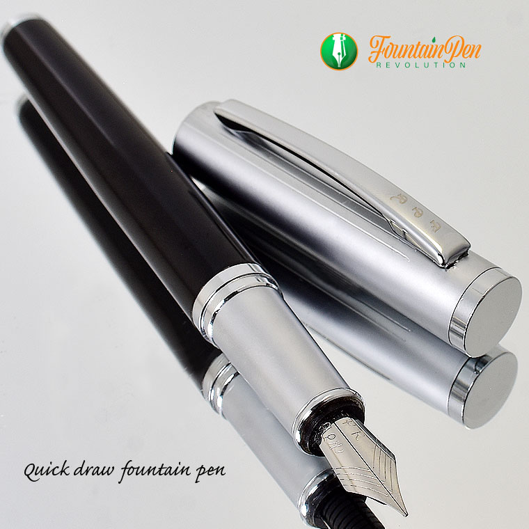 代購代標第一品牌－樂淘letao－ 万年筆【FPR社】希少 Quickdraw 自由自在な文字幅「スーパーフレックスニブ」カリグラフィー 真鍮製 ブラック ラッカー黒 新品/QD-BK*